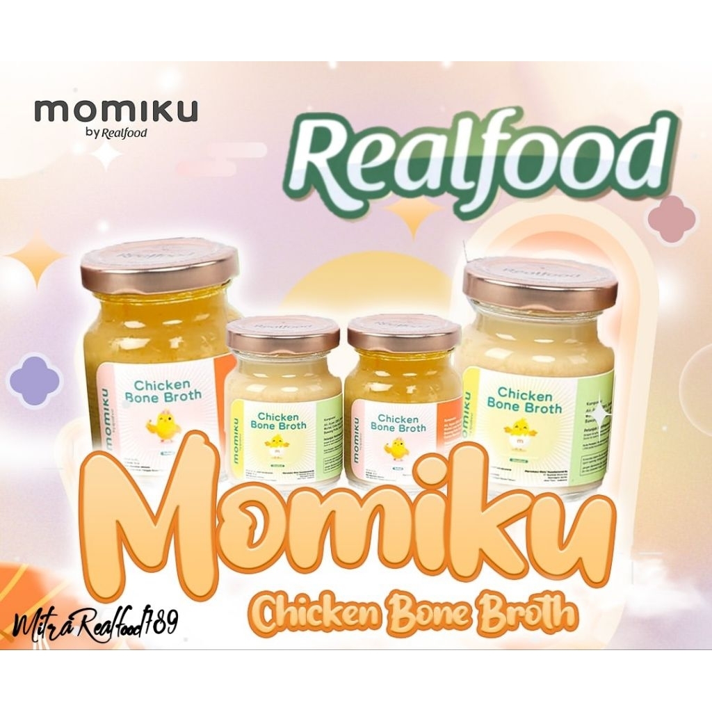 Jual Realfood Momiku Bone Broth Rasa Ayam ( Kaldu Mpasi Rasa Ayam ...