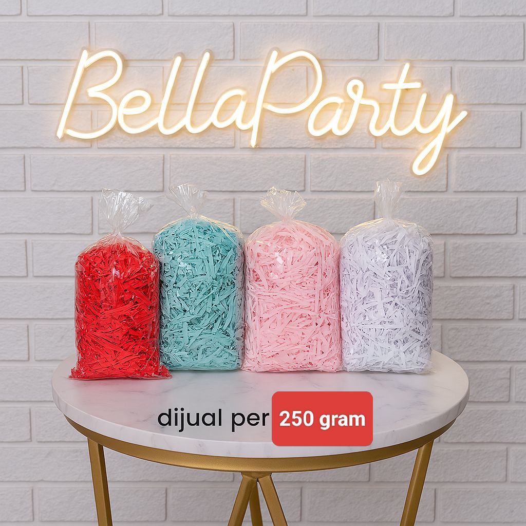 Jual kertas cacah putih 1 pack 10 gram | kertas potong | kertas untuk ...