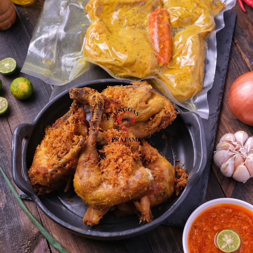 Jual PAKET Ayam Ungkep Kampung Bumbu Kuning Lengkuas 1 Ekor, FREE Sambal Terasi | Shopee Indonesia