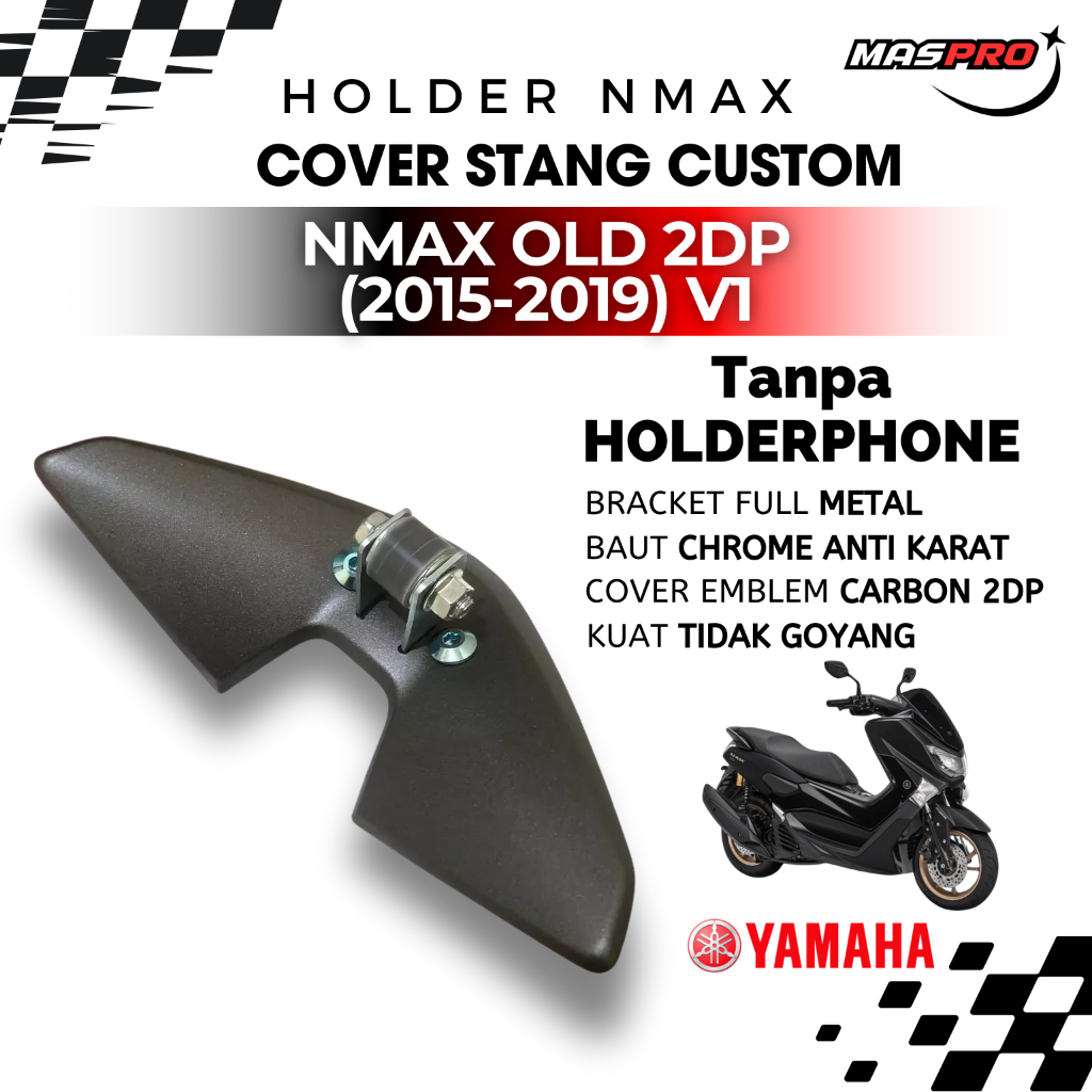 Jual Holder Hp nmax old 2dp custom holder cover stang carbon nmax 2dp ...
