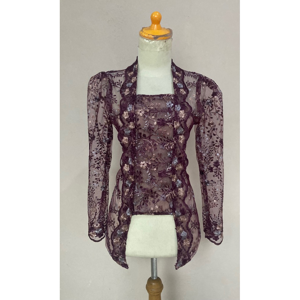 Jual Kebaya Kutu Baru Motif Bunga | Shopee Indonesia