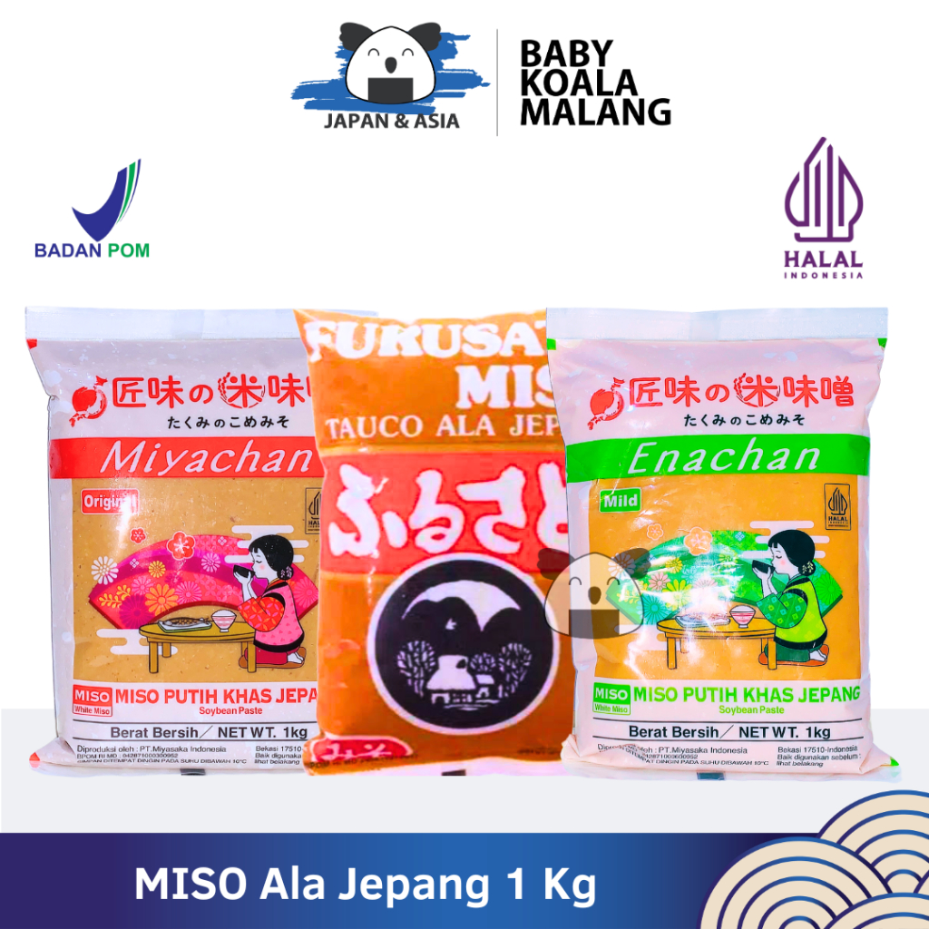 Jual ENACHAN & FURUSATO Pasta Miso Putih 1 Kg Halal │ Tauco Ala Jepang ...