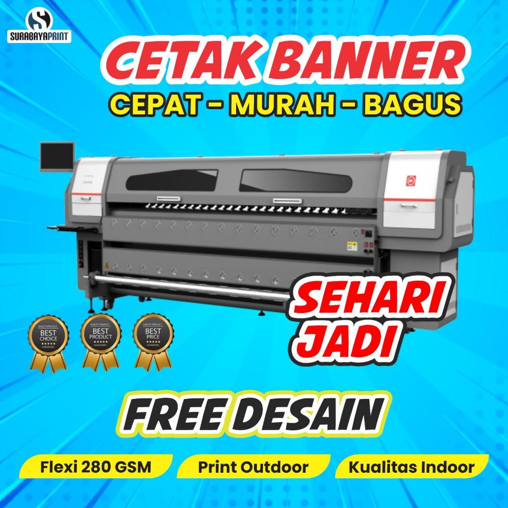 Jual FREE DESIGN CETAK SPANDUK BANNER BAHAN FLEXI 280GR Cetak Spanduk ...