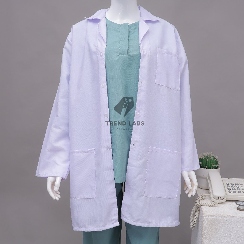 Jual JAS LABORATORIUM / JAS LAB PUTIH / BAJU LABORAT UNTUK PRAKTIKUM ...