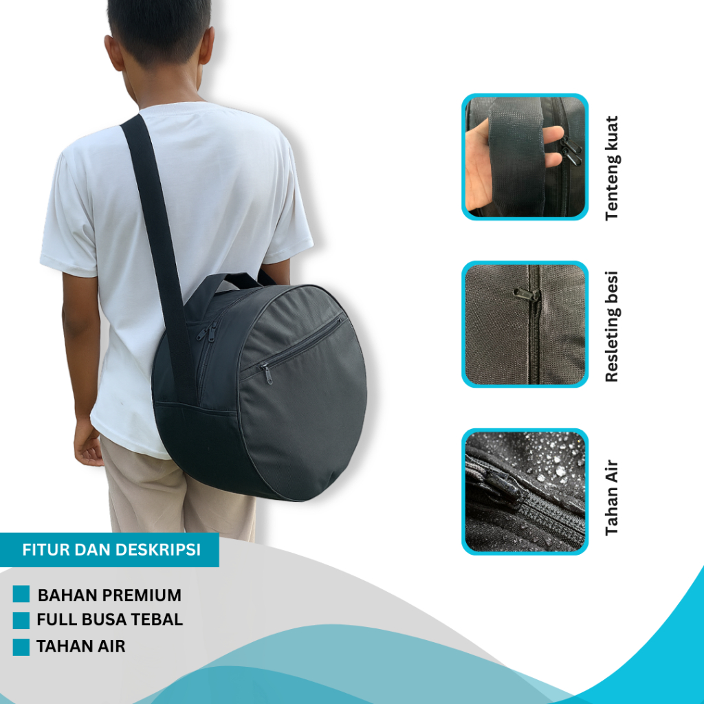 Jual TAS HADROH TAS REBANA ISI 2 FULL BUSA TEBAL BAHAN PREMIUM TAHAN ...
