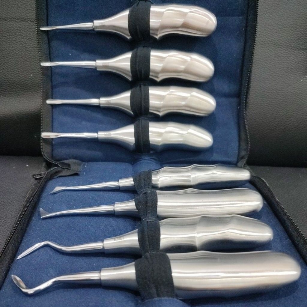 Jual Luxator Bein Elevator Set Cryer Dental instrument isi 8 pieces ...
