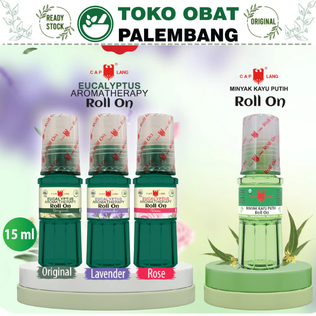 Jual LANG ROLL ON MINYAK KAYU PUTIH ROL ON CAP LANG 15ML EUCALYPTUS AROMATHERAPY ORIGINAL ...