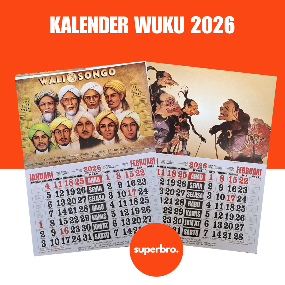Jual KALENDER 2026 WUKU - KALENDER WUKU TERBARU - KALENDER TERMURAH ...