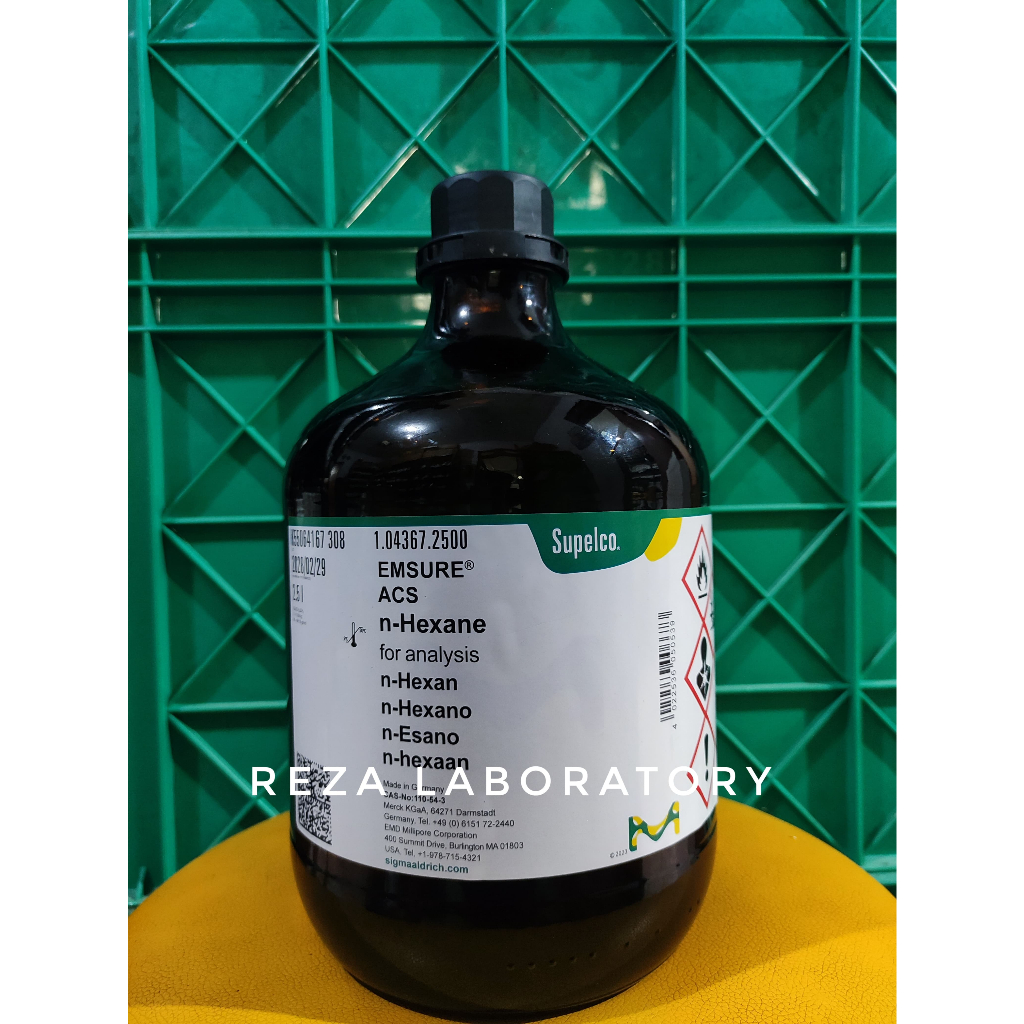 Jual N-HEXANE pro analis / HEXANE / Heksana - Merck 104367 2,5L ...