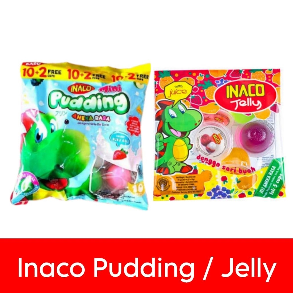 Jual Inaco Jelly pack isi 5pc puding isi 10pc | Shopee Indonesia