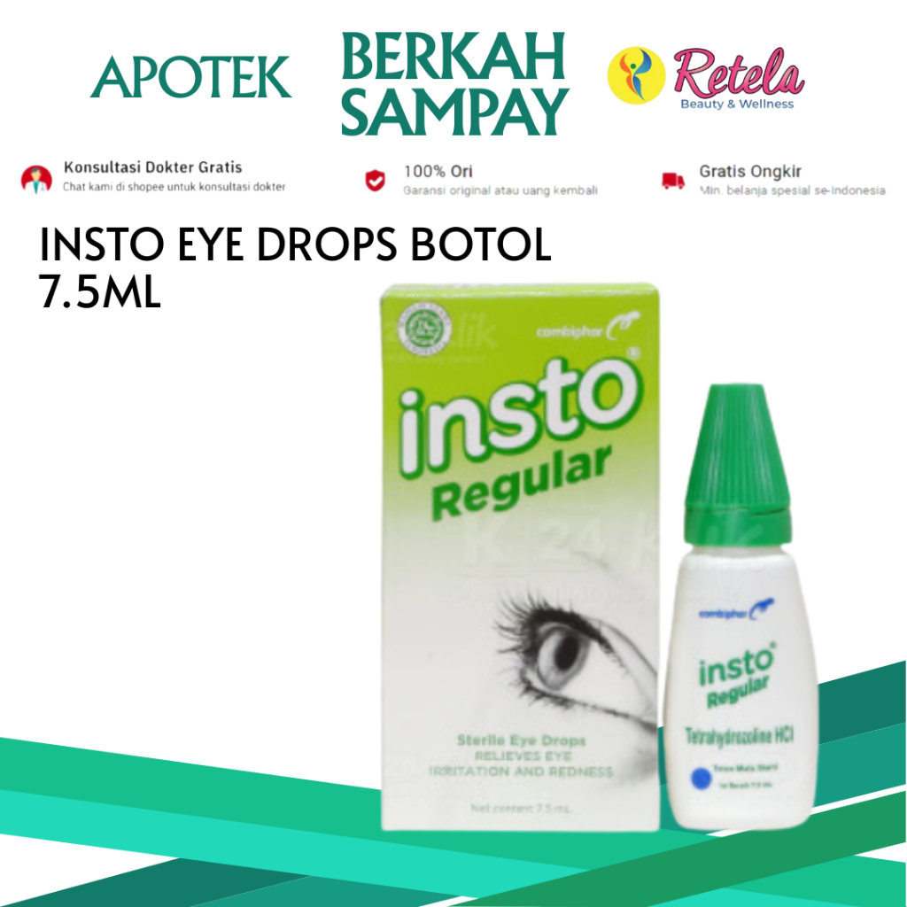 Jual INSTO EYE DROPS BOTOL 7.5ML | Shopee Indonesia