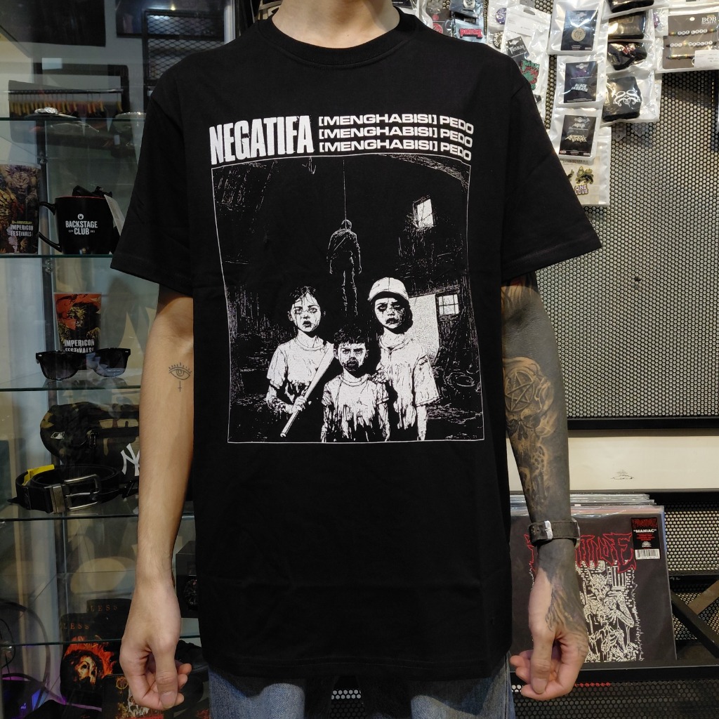 Jual T Shirt Band Official NEGATIFA - MENGHABISI PEDO Original | Shopee ...