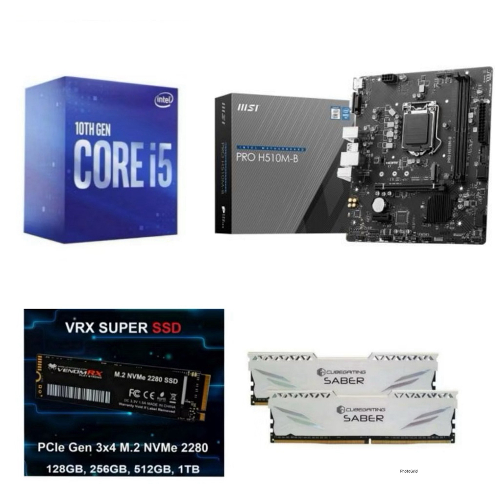 Jual Paket Processor Intel Core i5 10400 Box Gen 10 DDR4 NVME H510 | Shopee Indonesia
