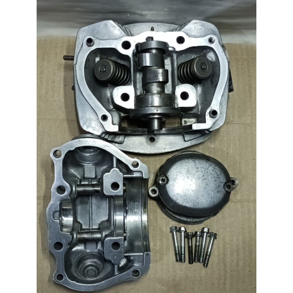 Jual Blok Kop GL 100 Original 384 PNP Honda CB 100 CB 125 GL 125 Block Cop Silinder Head Capil ...