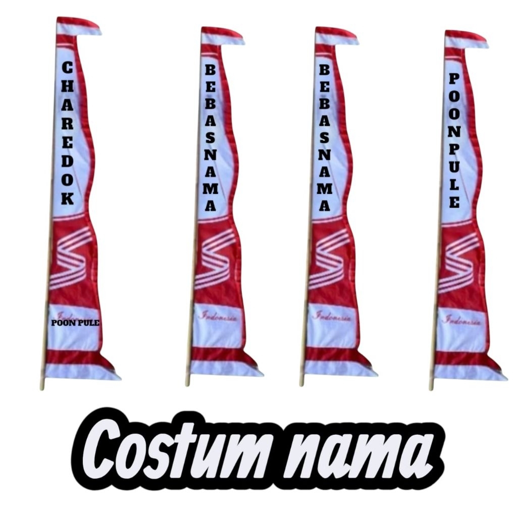 Jual umbul-umbul costum kuda laut isi 20pcs | Shopee Indonesia