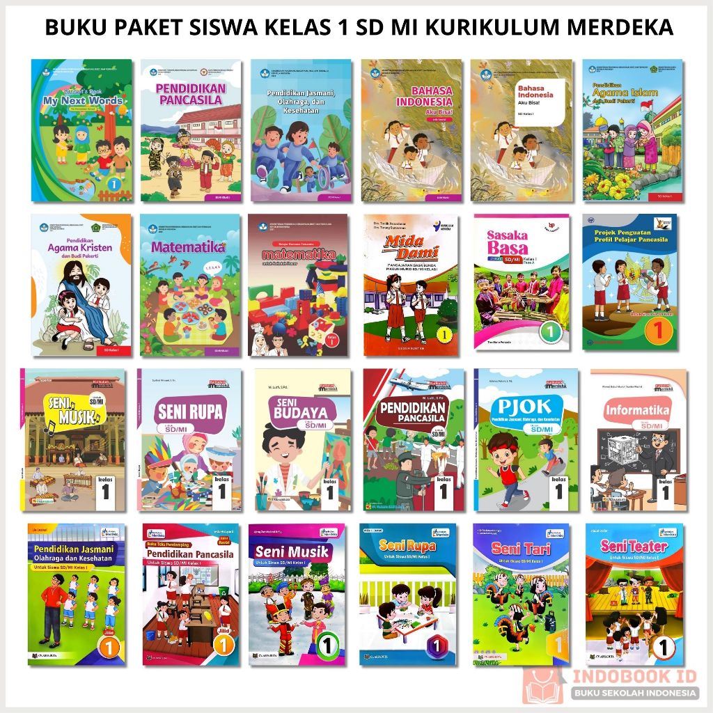 Jual Buku Paket Siswa KELAS 1 SD/MI KURIKULUM MERDEKA Untuk Anak Murid Siswa Belajar Pelajaran ...