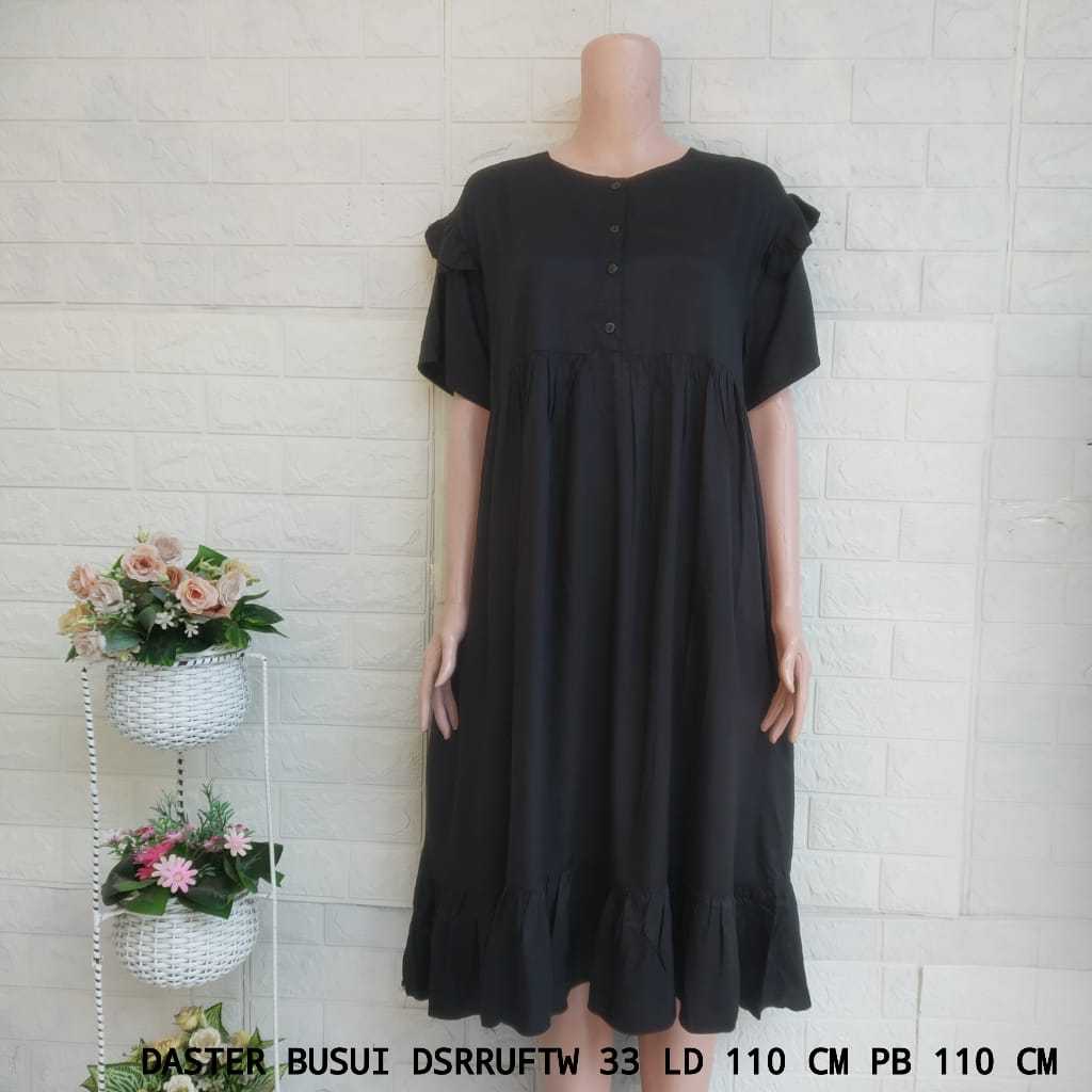 Jual Daster Rayon Twill AMRO Lengan Ruffle (DSRRUFTW) | Shopee Indonesia