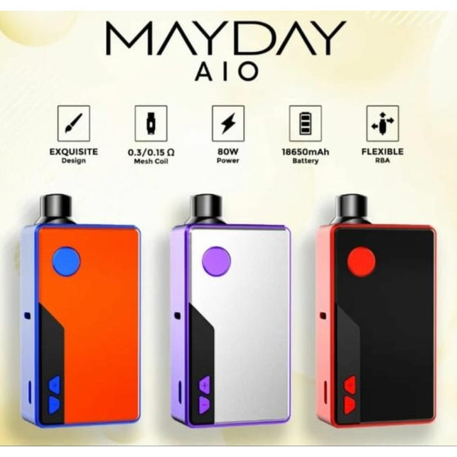 Jual MAYDAY AIO KIT 80W POD | Shopee Indonesia