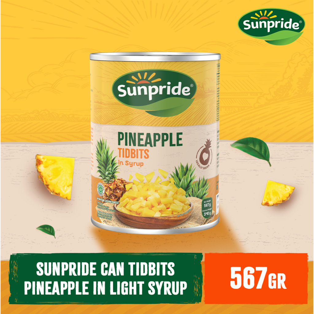 Jual Sunpride Can Pineapple Tidbits 567 gr - Buah Nanas Potongan ...