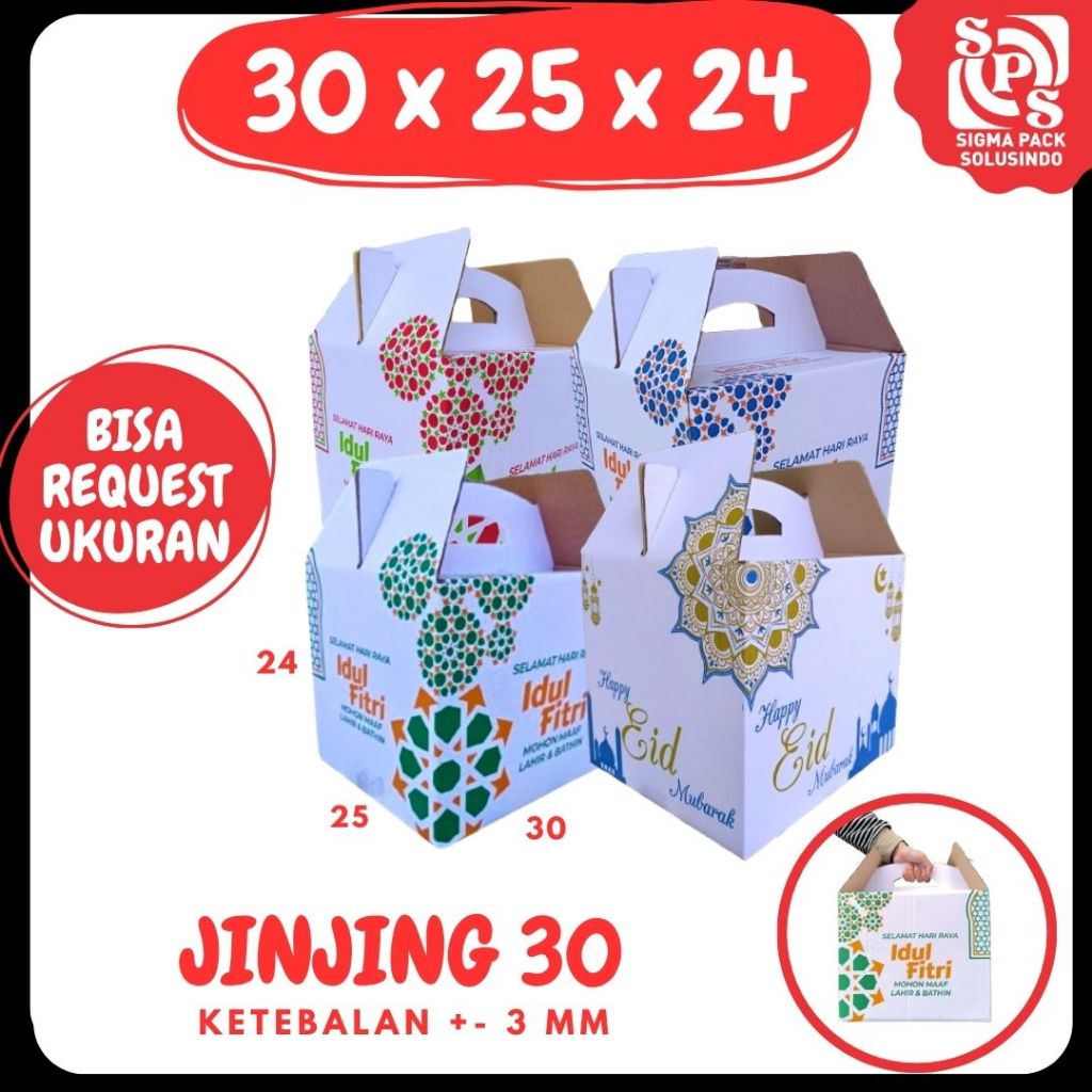Jual Kardus Jinjing 30x25x24 Dus Parcel Packing/ Box Parcel / Box ...