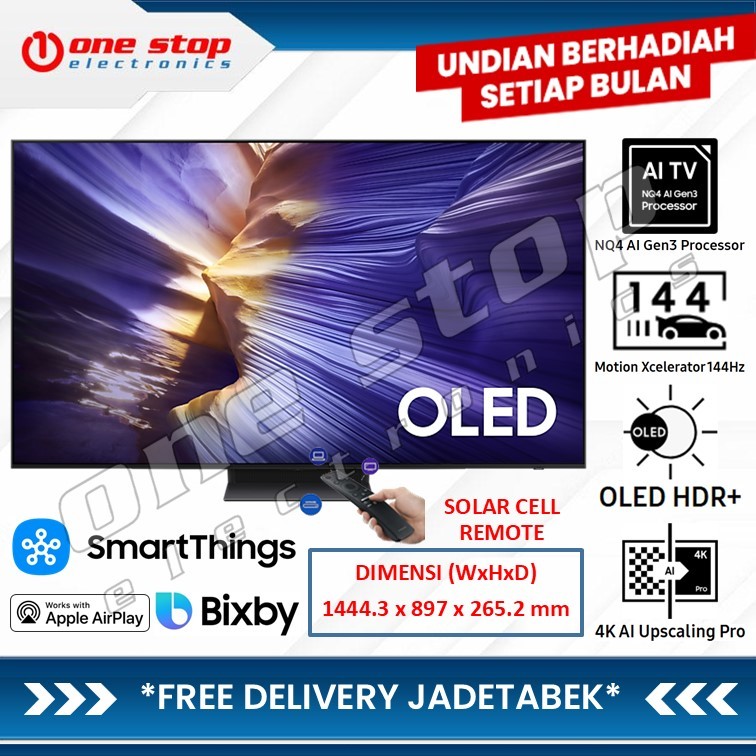 Jual SAMSUNG 65S90F OLED 4K Smart TV 65 Inch | OLED HDR+ | 4K AI ...