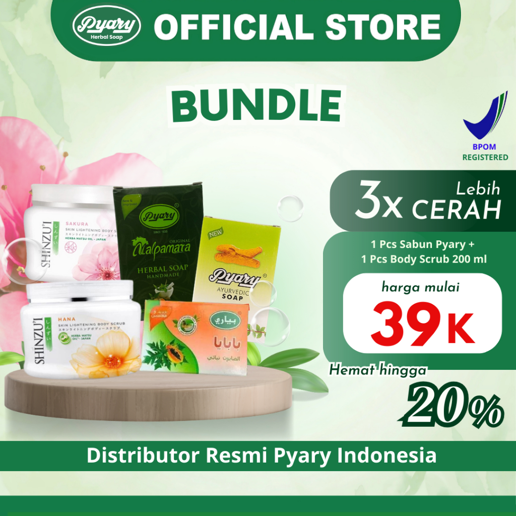 Jual PYARY Bundling Sabun Arab Nalpamara Turmeric Papaya & Shinzui ...