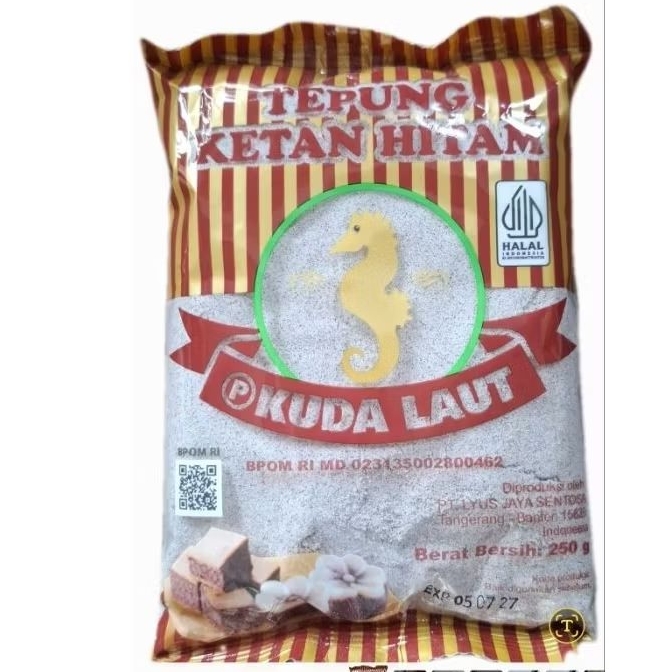 Jual Tepung Ketan Hitam cap Kuda Laut 250 gr | Shopee Indonesia