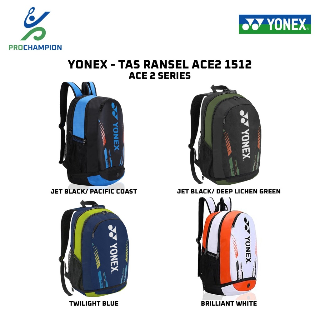 Jual Tas Ransel Badminton YONEX ACE 2 1512 Series | Shopee Indonesia