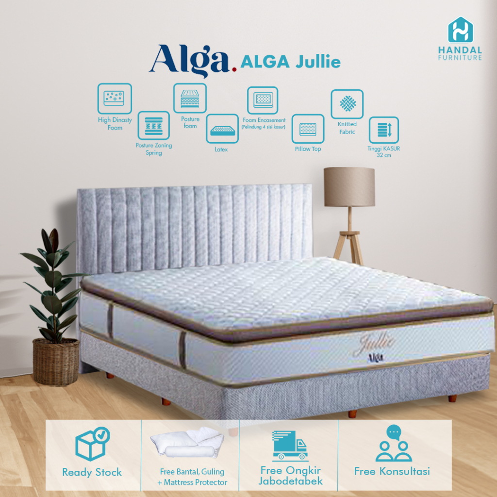 Jual Kasur Springbed Alga Thalita 100x200, 120x200, 160x200, 180x200 ...
