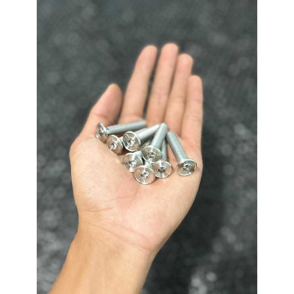 Jual Baut L slim Stanless m8 drat 12 panjang 4cm | Shopee Indonesia