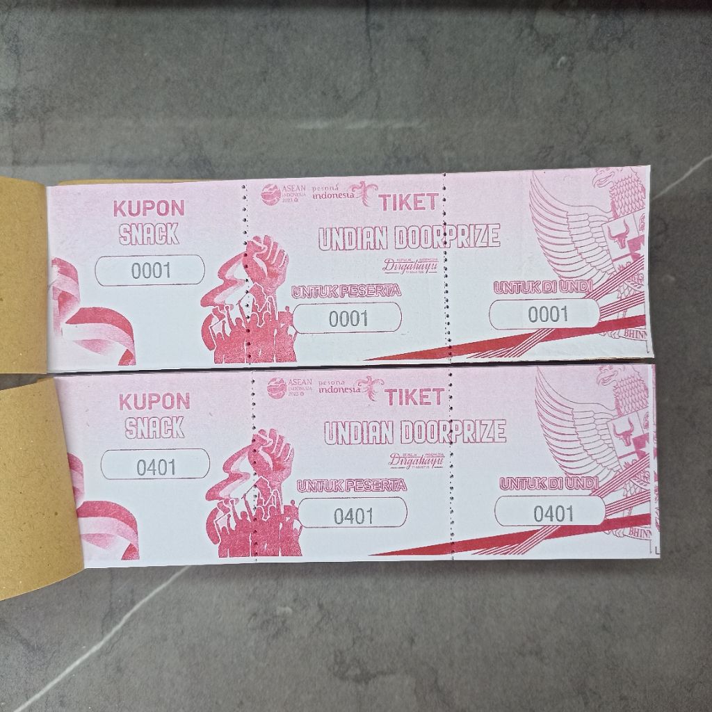 Jual KUPON UNDIAN DENGAN NOMOR URUT READY STOK TANPA MINIMAL ORDER | Shopee Indonesia