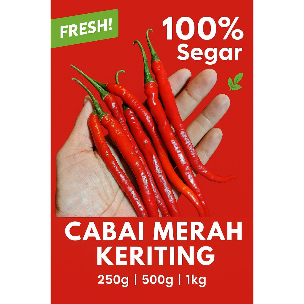 Jual Cabai / Cabe merah keriting 1kg cabai / cabe merah keriting fresh ...