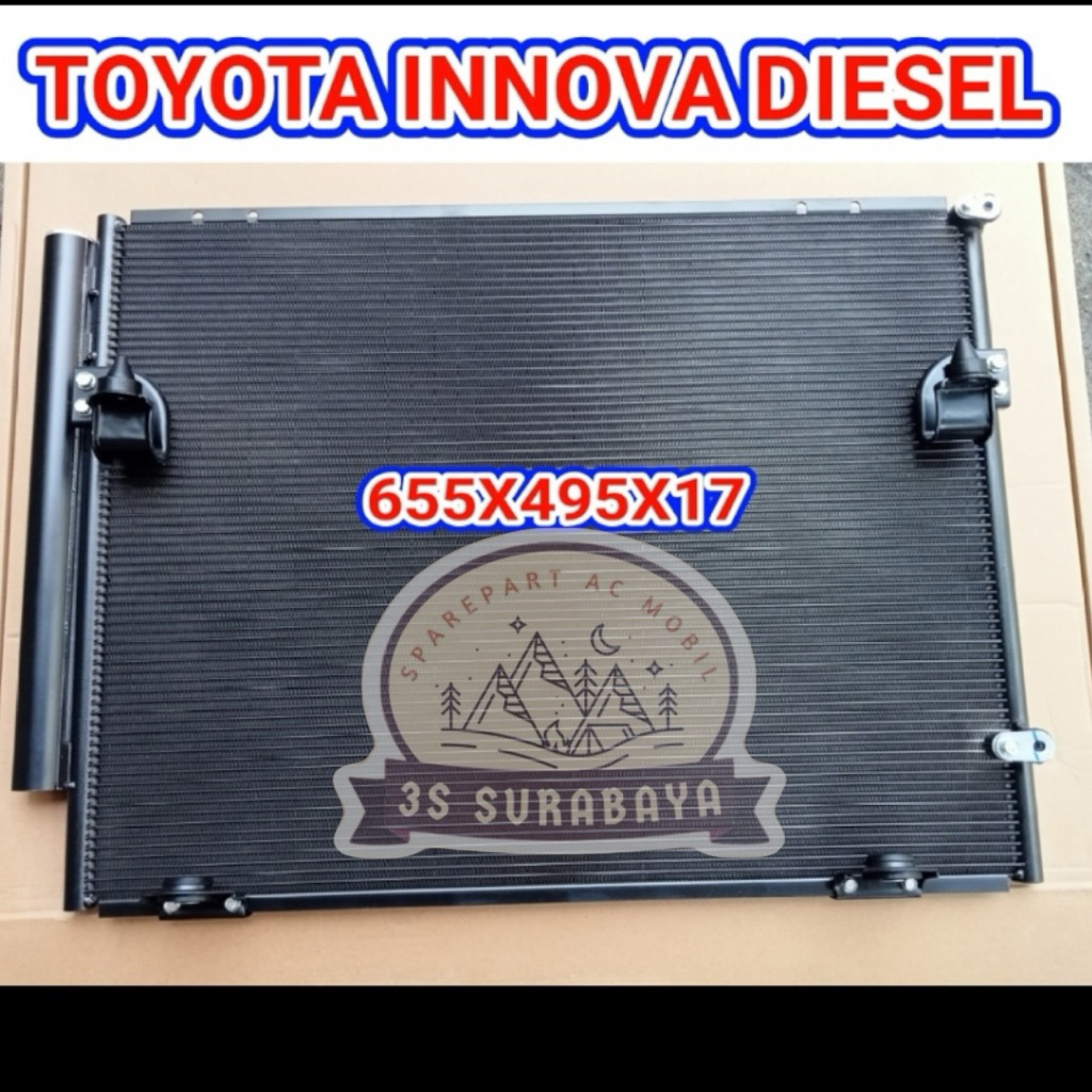 Jual Kondensor Innova Diesel 2004-2015 Hilux Diesel Ac mobil Toyota ...