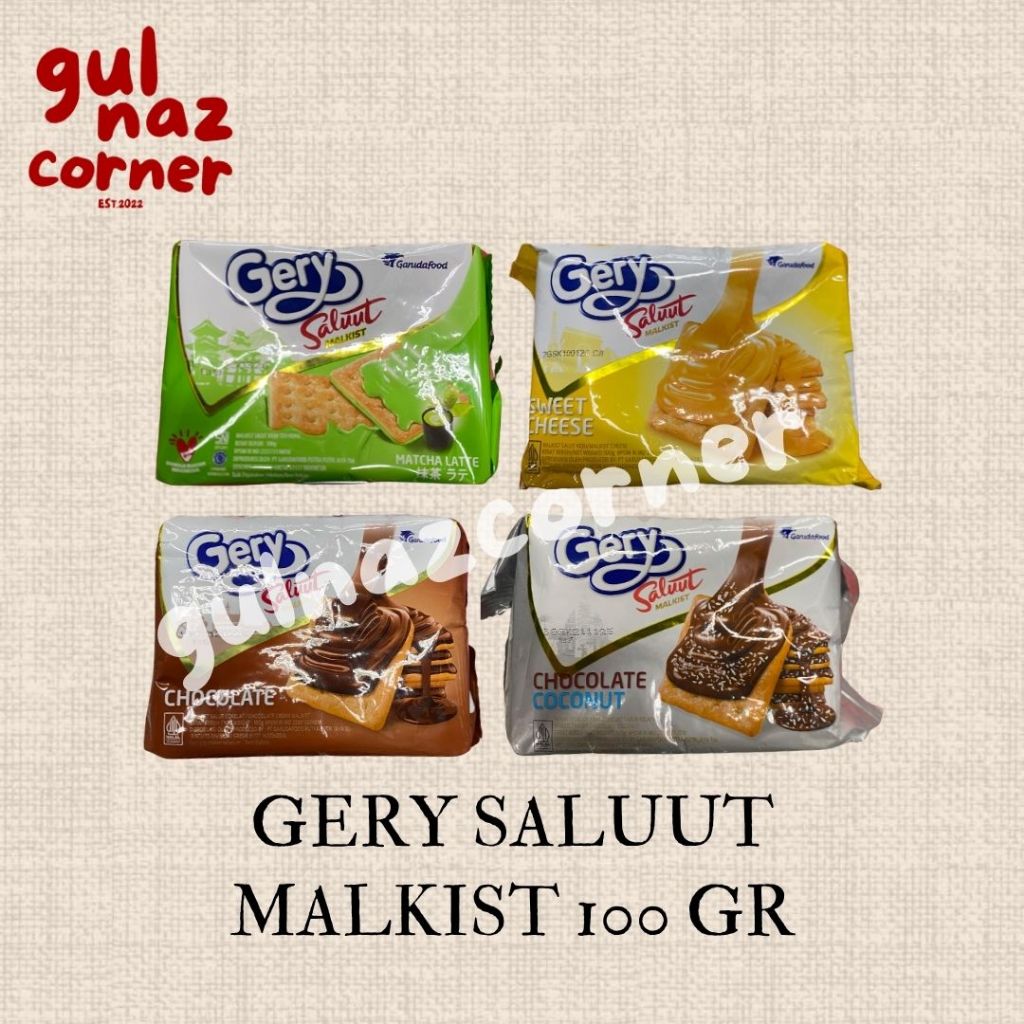 Jual [ FREE PACKING ] GERY SALUUT MALKIST 100 GR | CHOCOLATE COCONUT ...