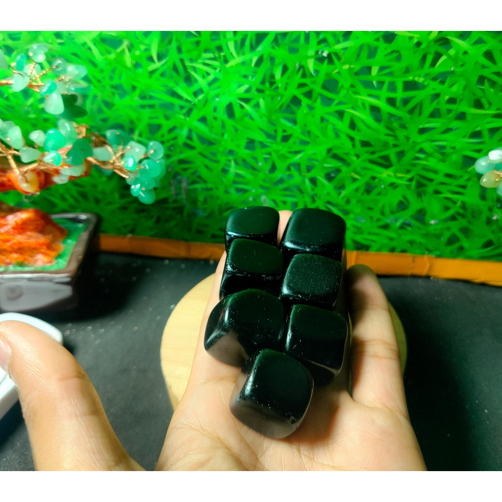 Jual Natural Black Obsidian Cube Paket 100 Grams (5) | Shopee Indonesia