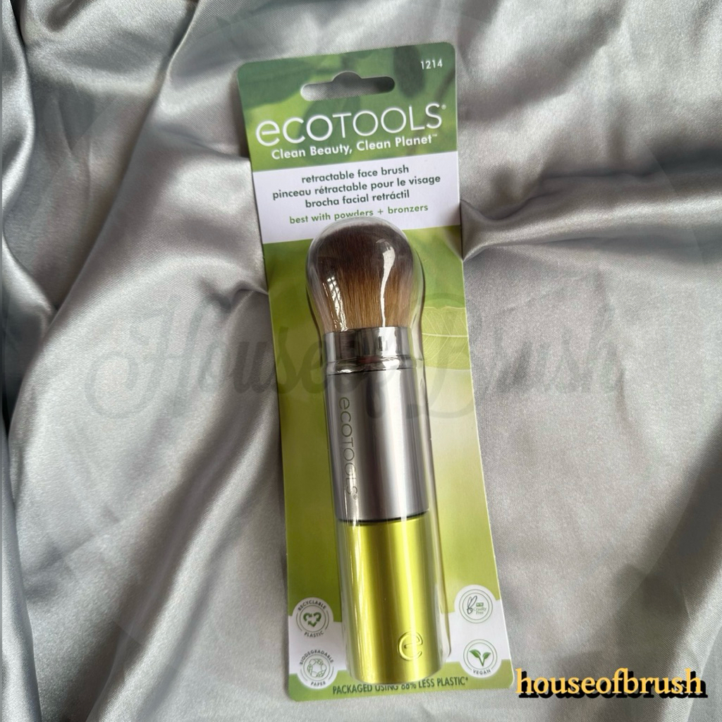 Jual Ecotools Retractable Face Brush | Makeup Brush | Shopee Indonesia