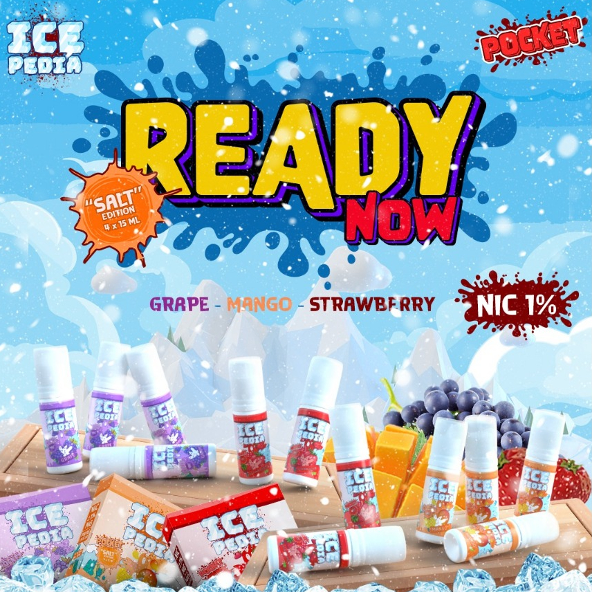 Jual Ice Pedia Pocket Saltnic Series 15ml (1pcs) | Shopee Indonesia