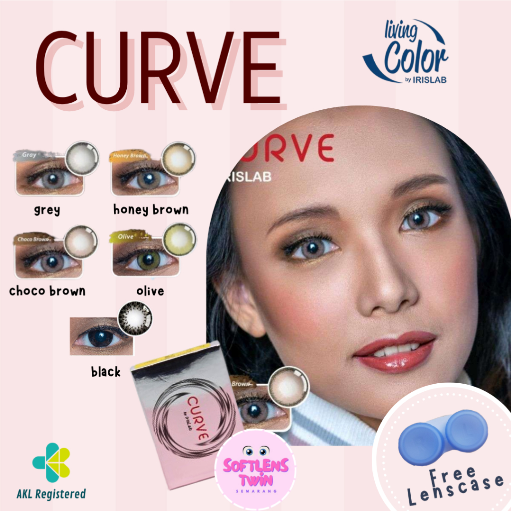Jual SOFTLENS CURVE by IRISLAB LIVING COLOR | Shopee Indonesia