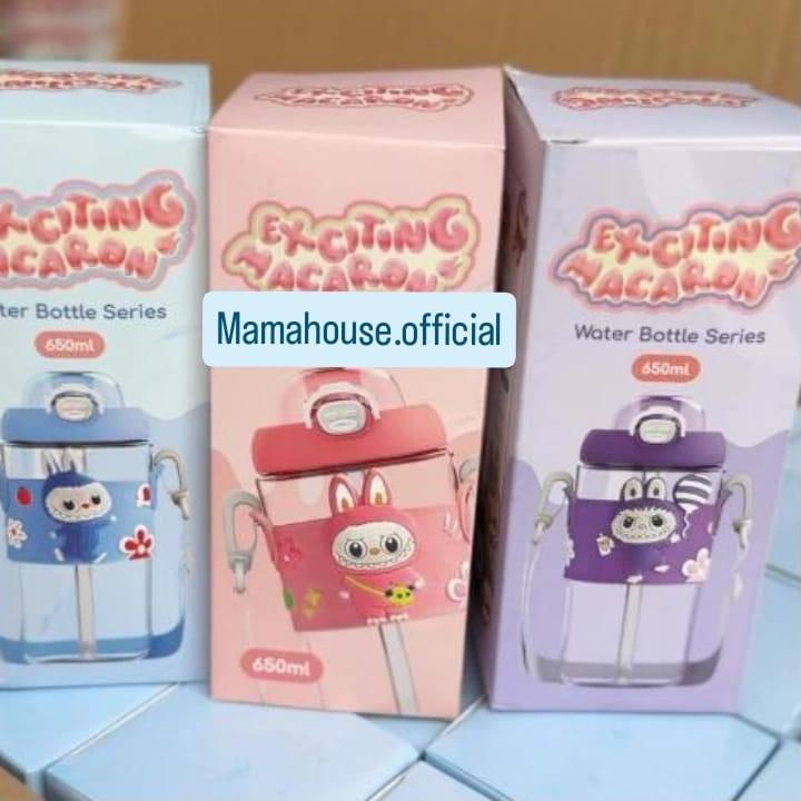 Jual Botol Minum Anak Karakter LABUBU Lucu Kapasitas 650ml FREE STIKER ...