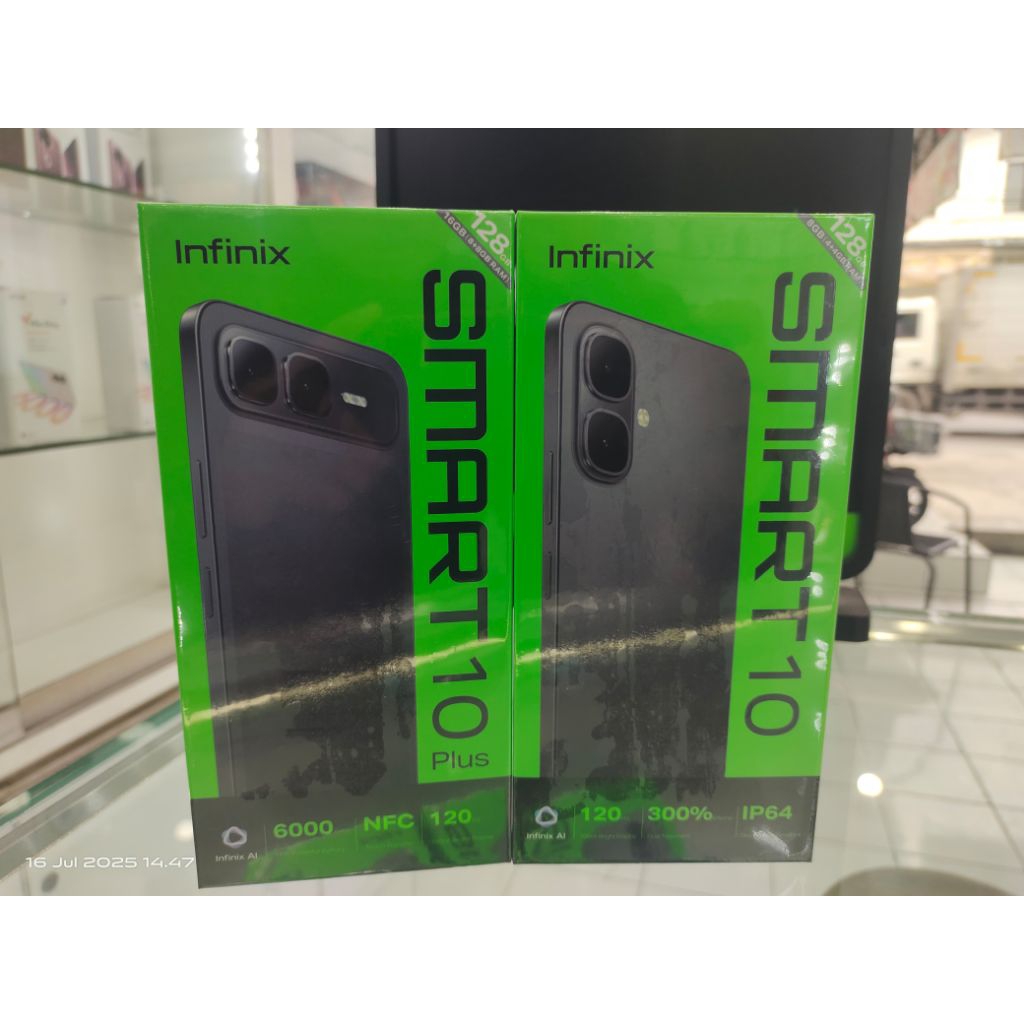 Jual Infinix Smart10 4G 4GB+4GB/128GB, 64GB Baterai 5000 mAh Garansi ...