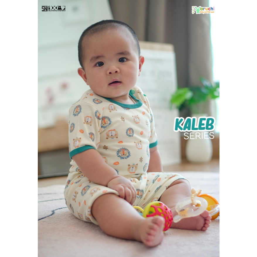 Jual ARUCHI - Setelan Motif Printing Kaleb Series Kaos Panjang / Kaos ...