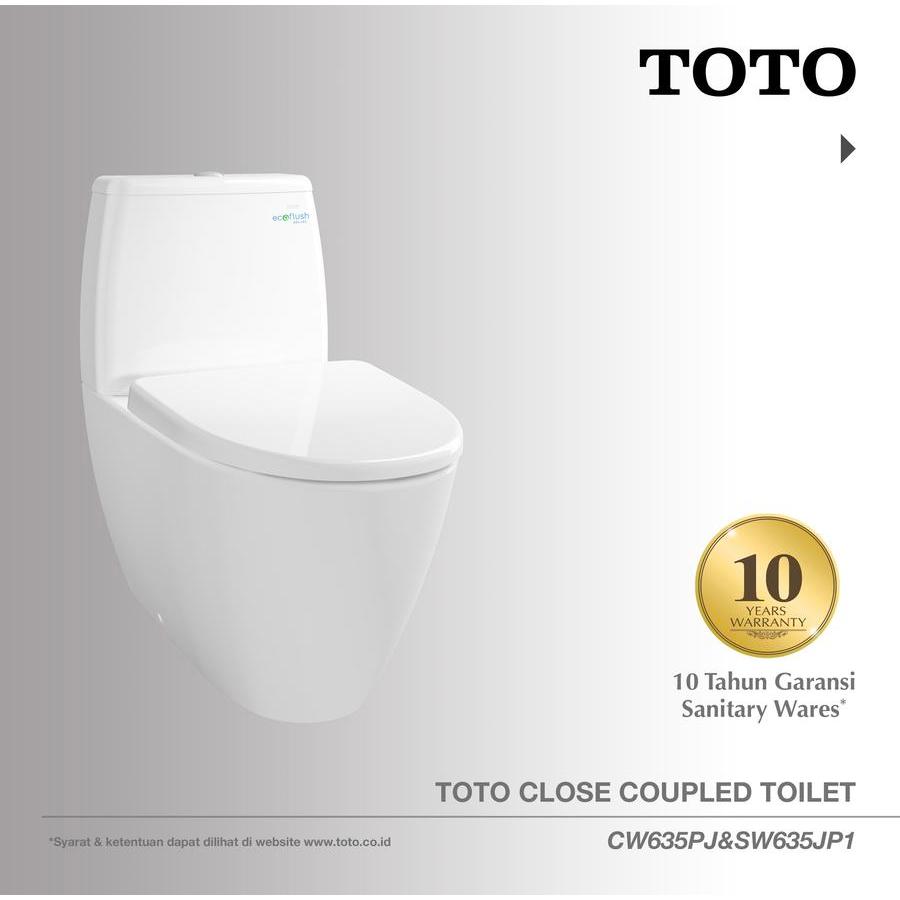 Jual TOTO Closet CW635PJ/635JP1 (Ptrap) | Closet Duduk - Kloset Duduk ...