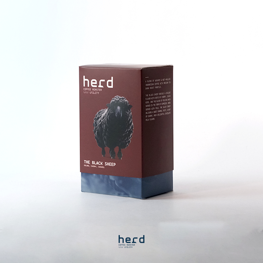 Jual Herd Coffee Roaster Biji Kopi The Black Sheep Espresso Roast 200 ...