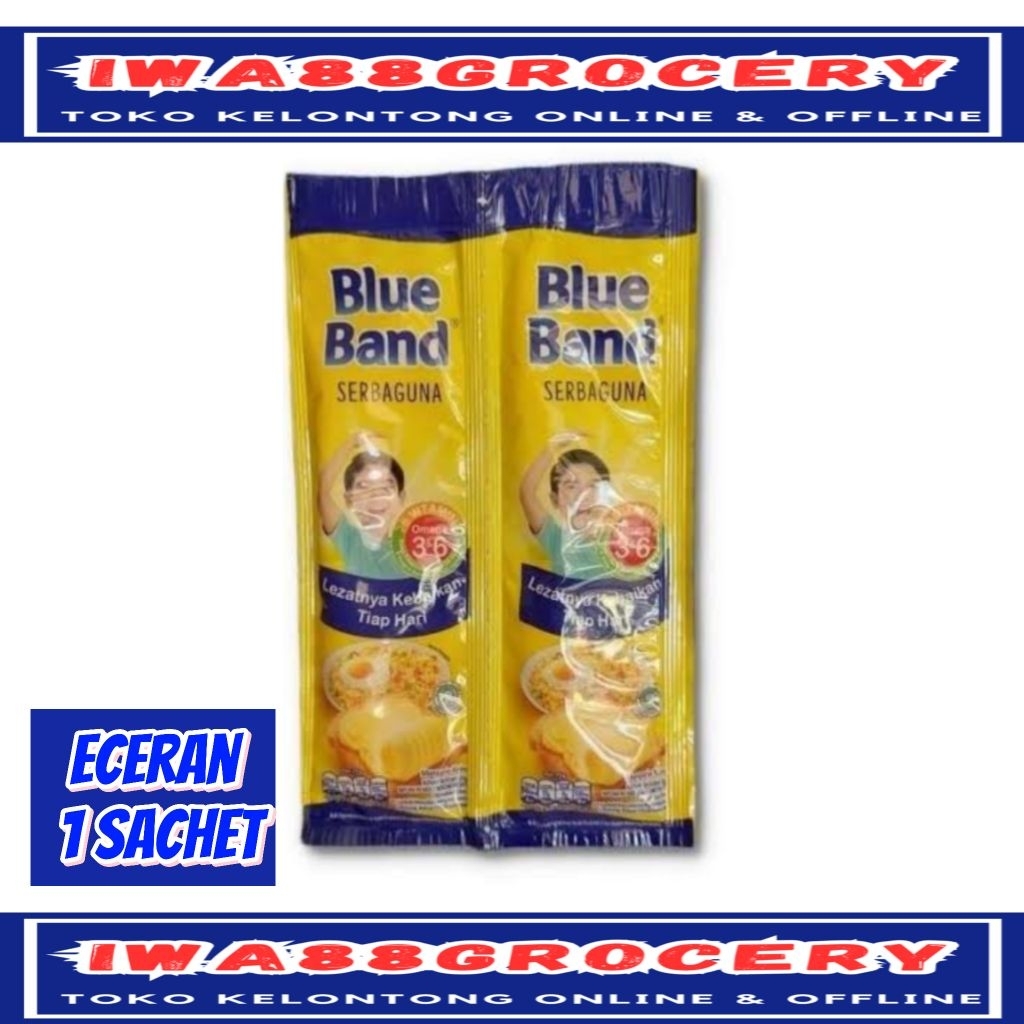 Jual blue band serbaguna sachet kecil 20gr 1 sachet | Shopee Indonesia