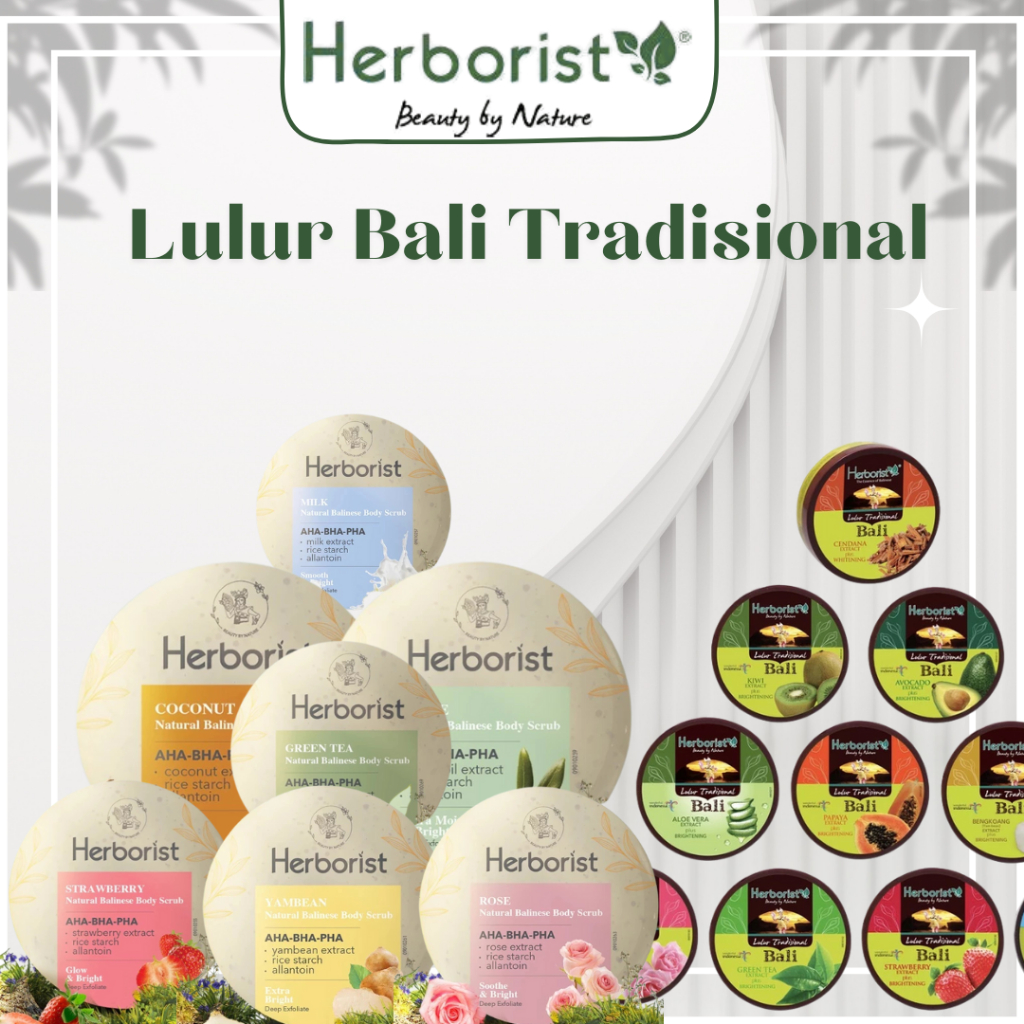 Jual READY Herborist Lulur Bali Tradisional 100gr | Herboris Lulur Bali ...