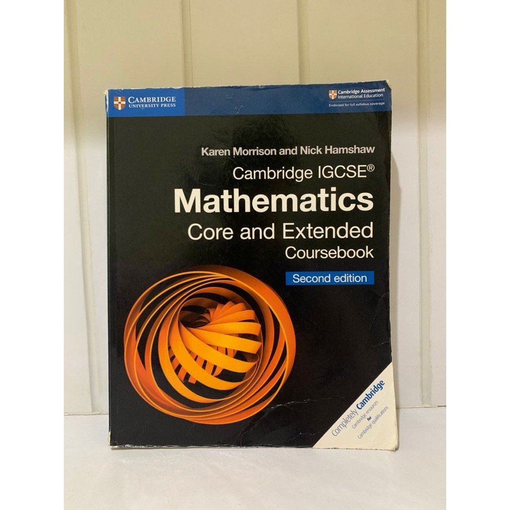 Jual [Preloved] Cambridge IGCSE Math Core Extended Book (second edition) | Shopee Indonesia