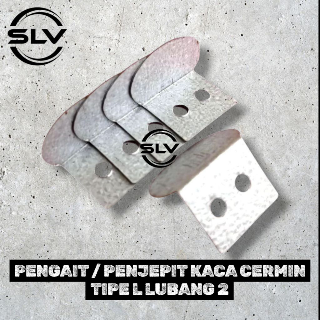 Jual klem jepitan kaca meja / penjepit kaca tipe L bahan galvanis 0,5mm ...
