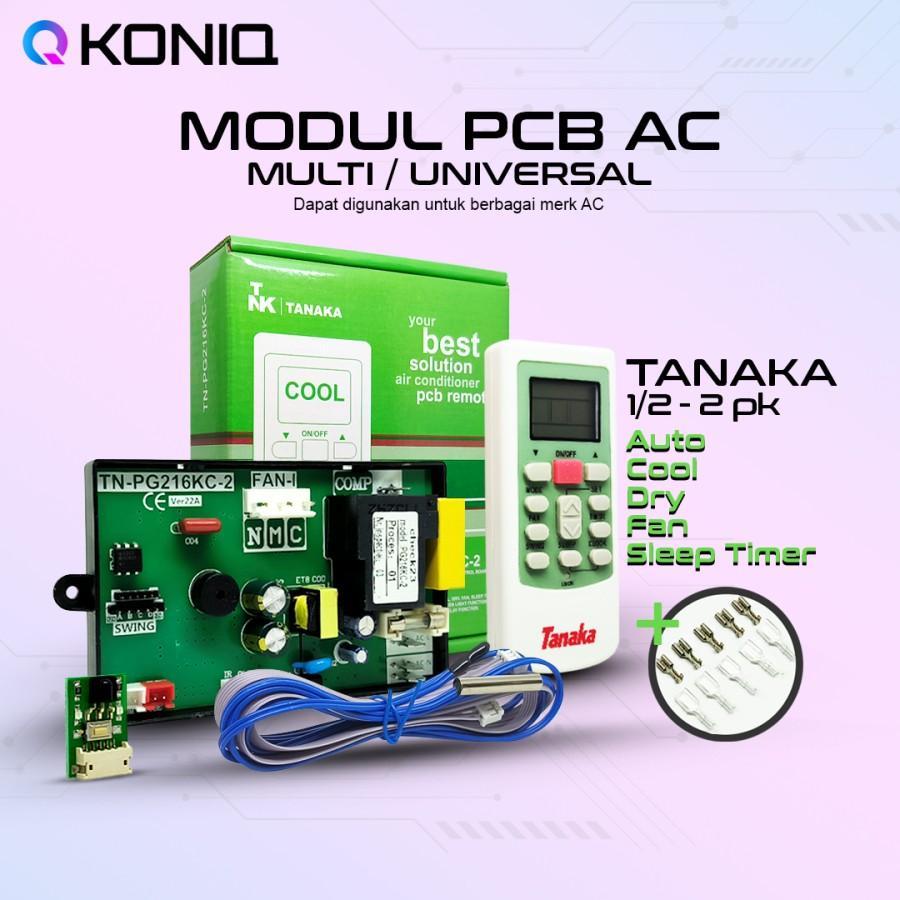 Jual MODUL PCB + REMOTE AC UNIVERSAL TANAKA TN-PG216KC-2 | Shopee Indonesia