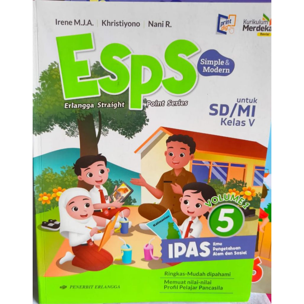 Jual ESPS IPAS 5 volume 1 kurikulum merdeka by irene | Shopee Indonesia