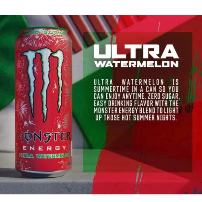 Jual MONSTER ULTRA ZERO SUGAR WATERMELON | Shopee Indonesia